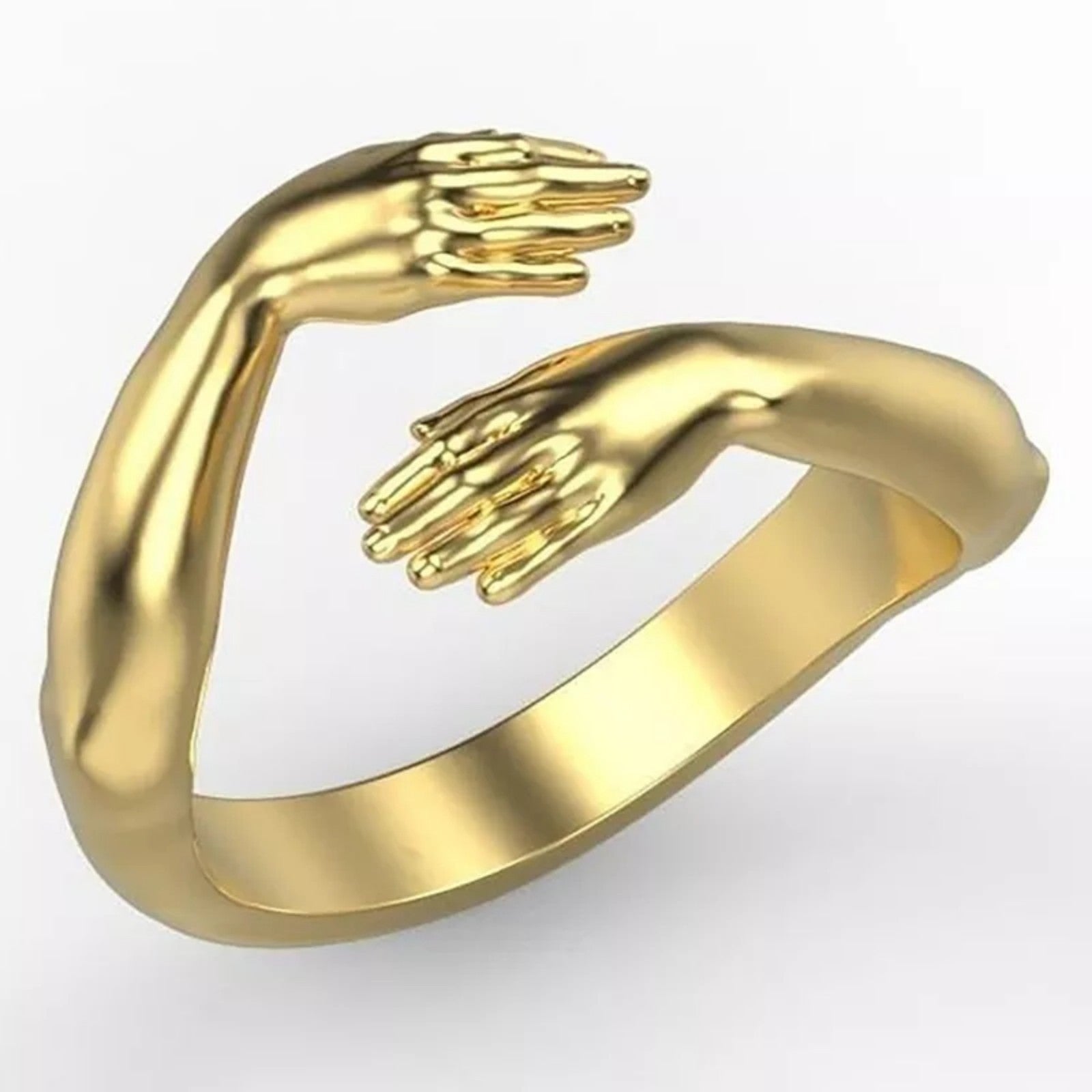 Golden Hug Ring – YUGOSMILE
