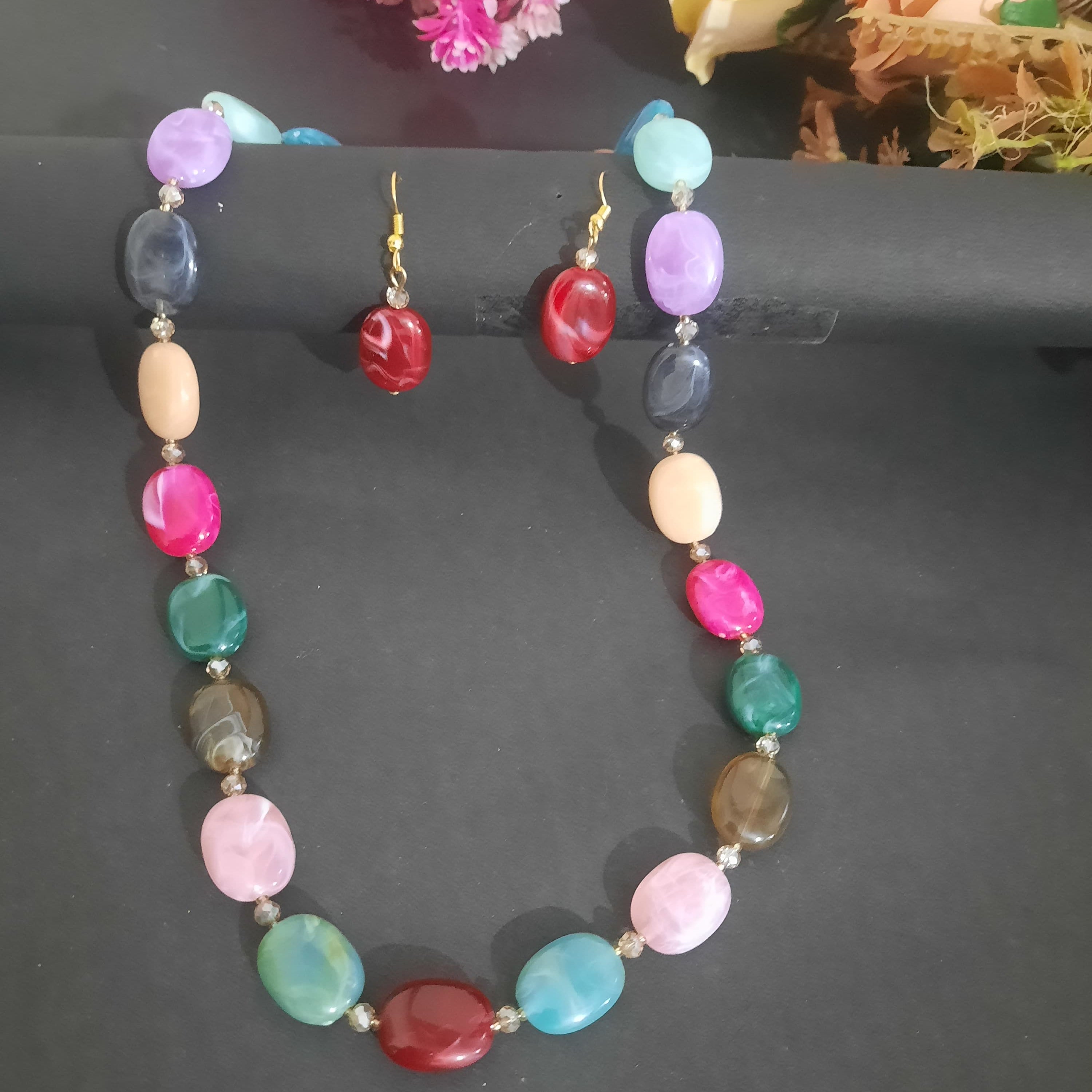 Rainbow Gem Bliss Neclace – YUGOSMILE